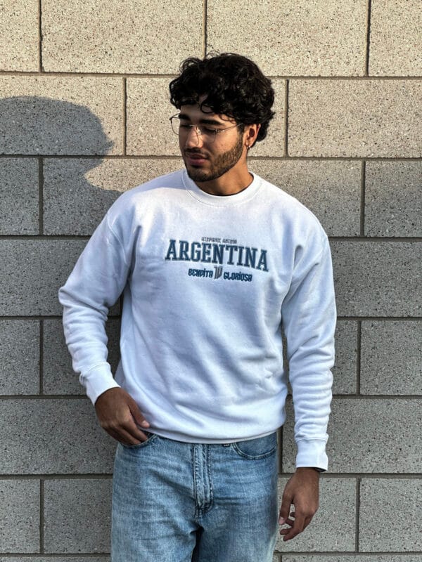 Premium Vintage Argentina Sweatshirt - Hispanic Anima